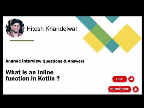Inline function In Kotlin | Android Interview Questions | Kotlin Questions | 2024 #android # ...