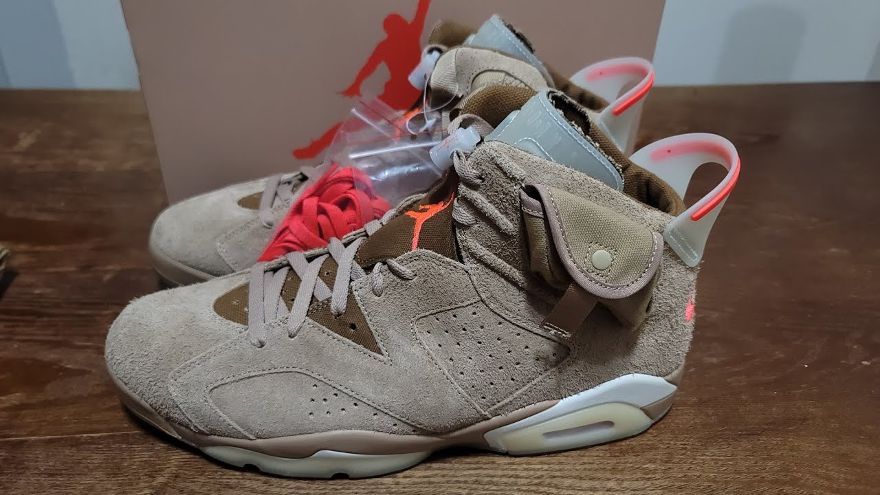 Long long long overdue. Finally copped the travis scott British kaki 6s ...