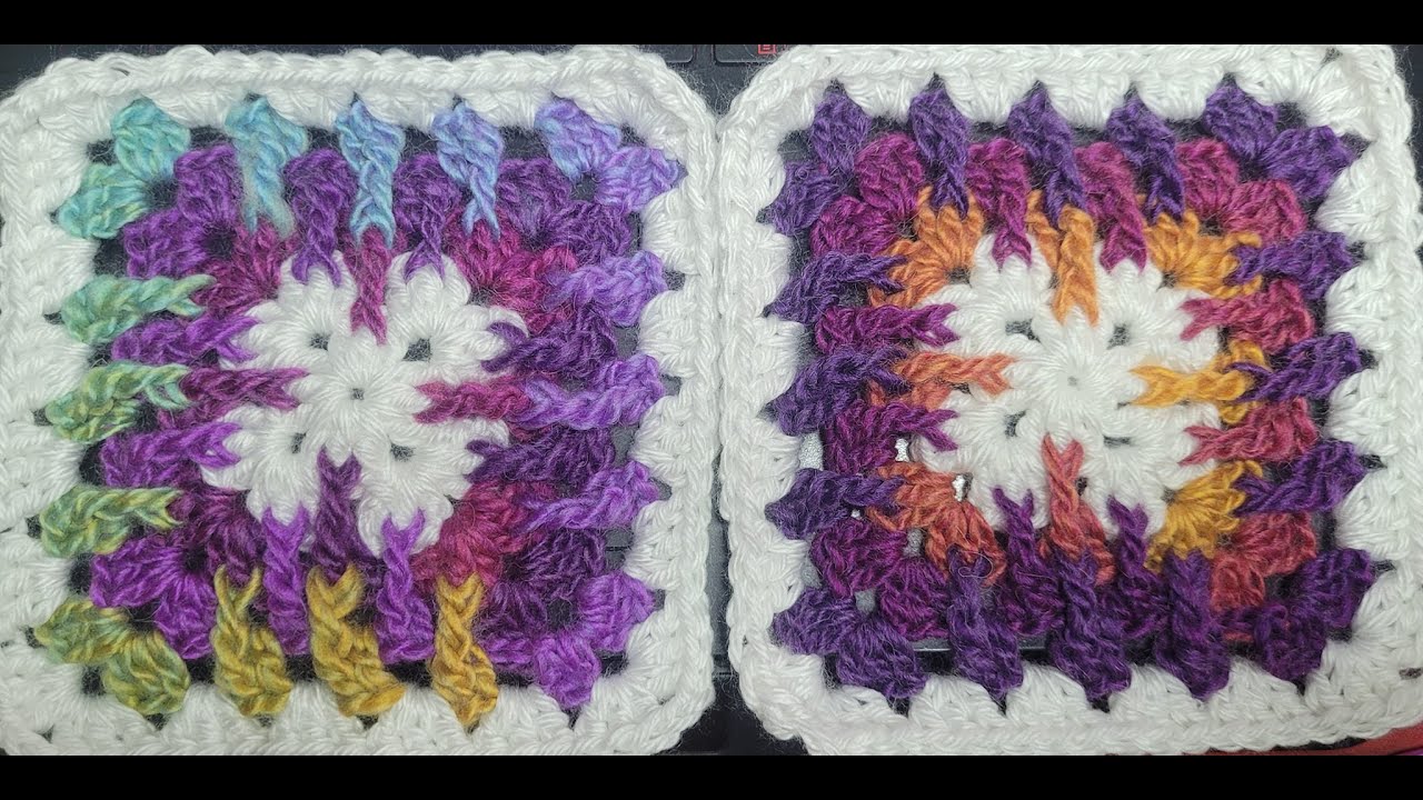 How To Make Mosaic Crocheted Square And How To Do Seamless Join And To how-to-make-mosaic-crocheted-square-and-how-to-do-seamless-join-and-to