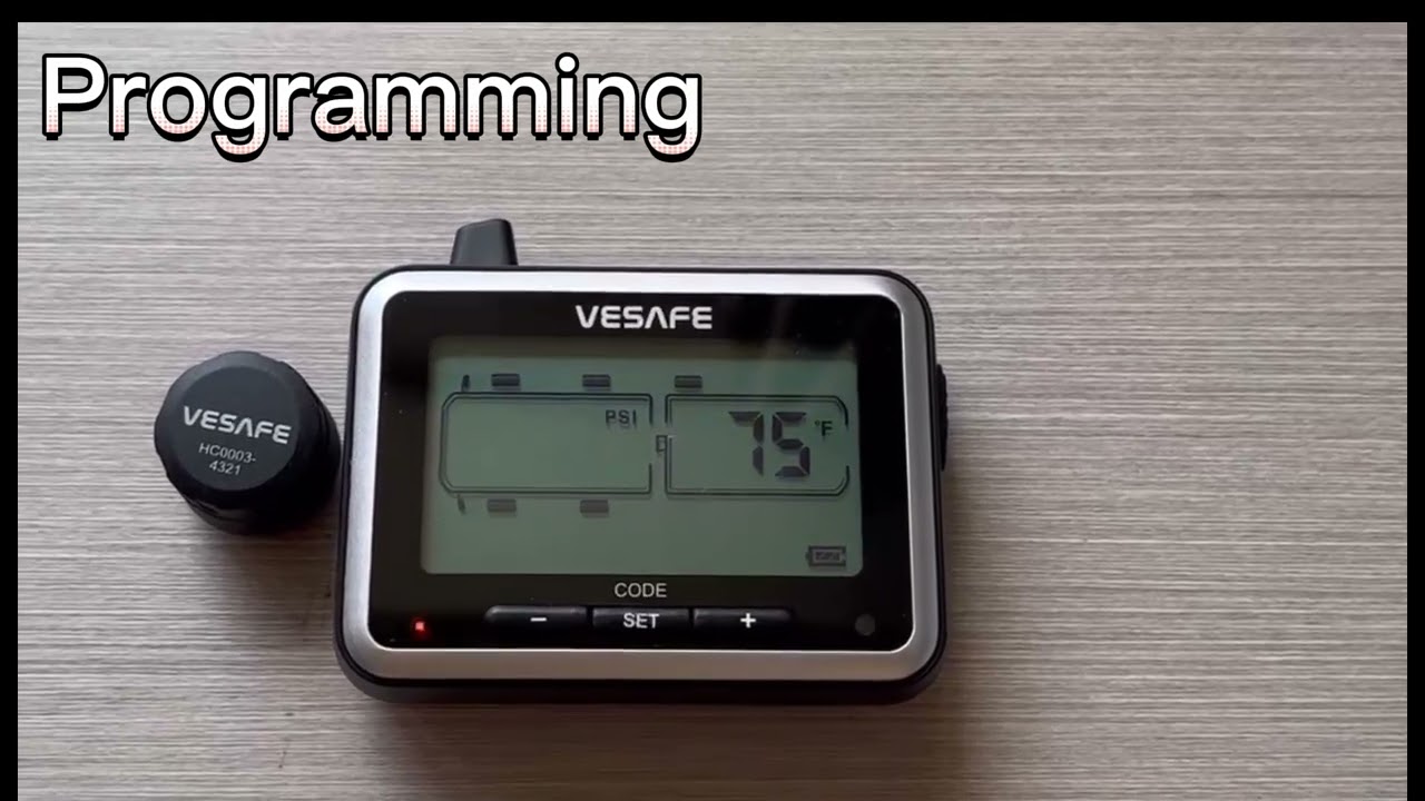VESAFE RV TPMS Operation Video - YouTube
