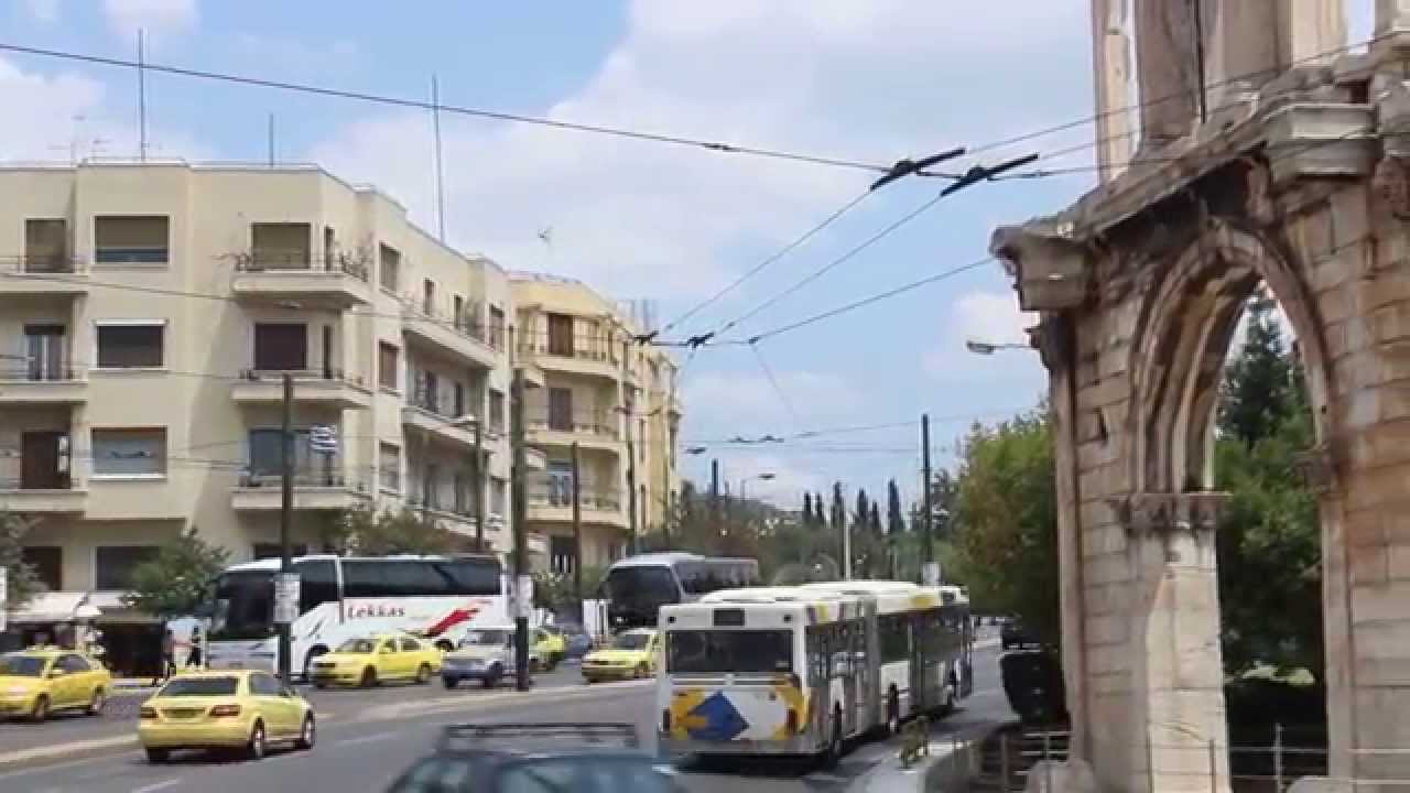 ΑΘΗΝΑ. ( ΟΔΟΣ ΒΑΣΙΛΙΣΣΗΣ ΣΟΦΙΑΣ.-- ΣΤΗΛΕΣ ΟΛΥΜΠΙΟΥ ΔΙΟΣ - YouTube