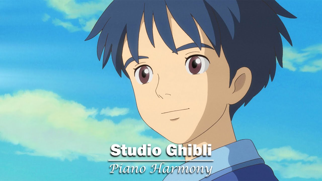 Studio Ghibli Music Relaxing Harp Hayao Miyazaki Collection 🍀 Best ...