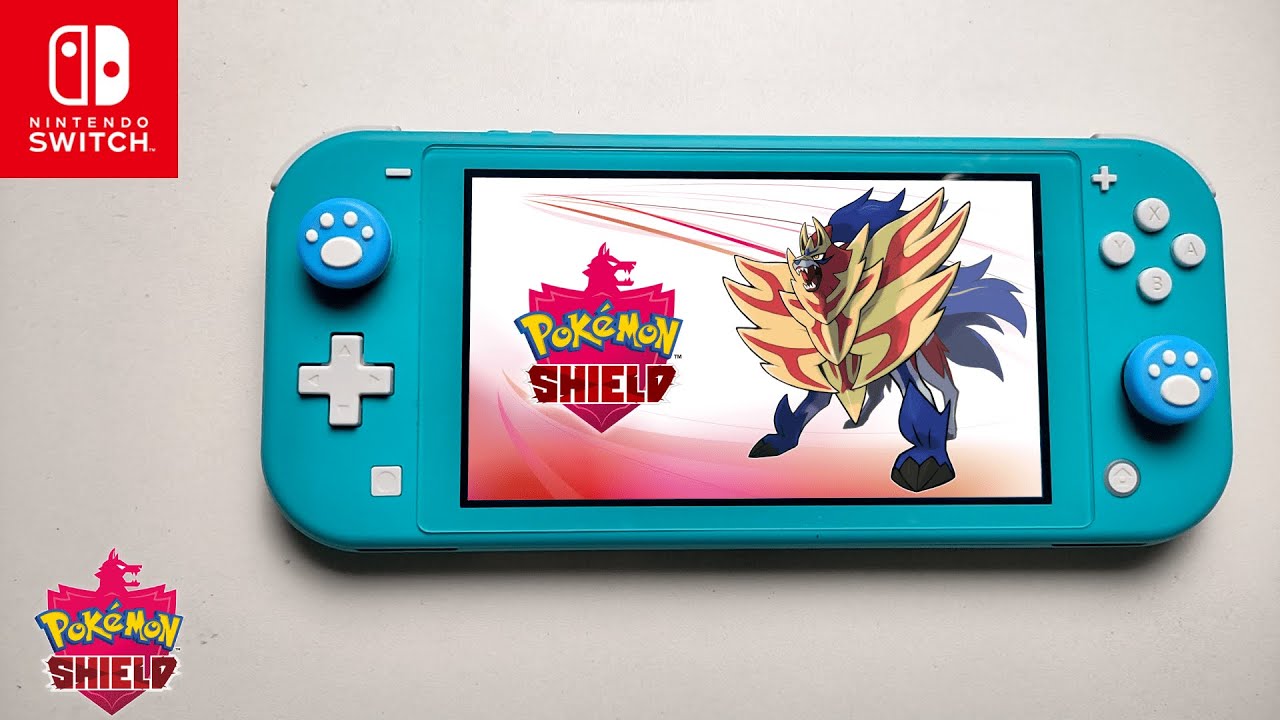 Pokémon Shield Nintendo Switch Lite Gameplay - YouTube