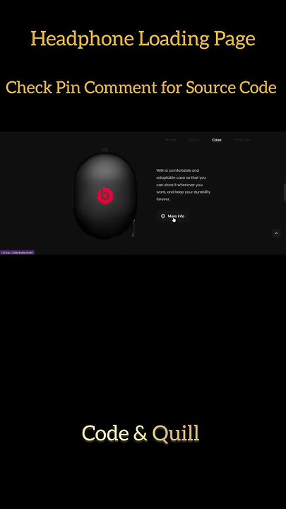 Headphone Landing Page Coding Html Css Programming Javascript Webdevelopment Tutorial