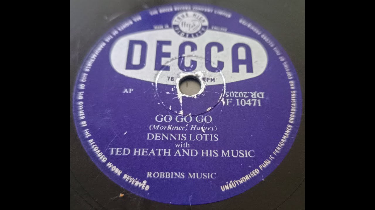 Go Go Go - Dennis Lotis with Ted Heath And His Music - 78rpm - YouTube