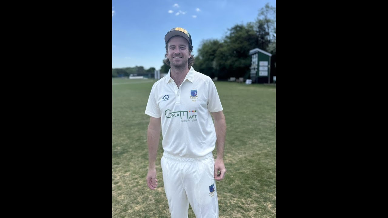 Hayes (Kent) CC Aaron Burrage 100 v Holmesdale May 2025 - YouTube