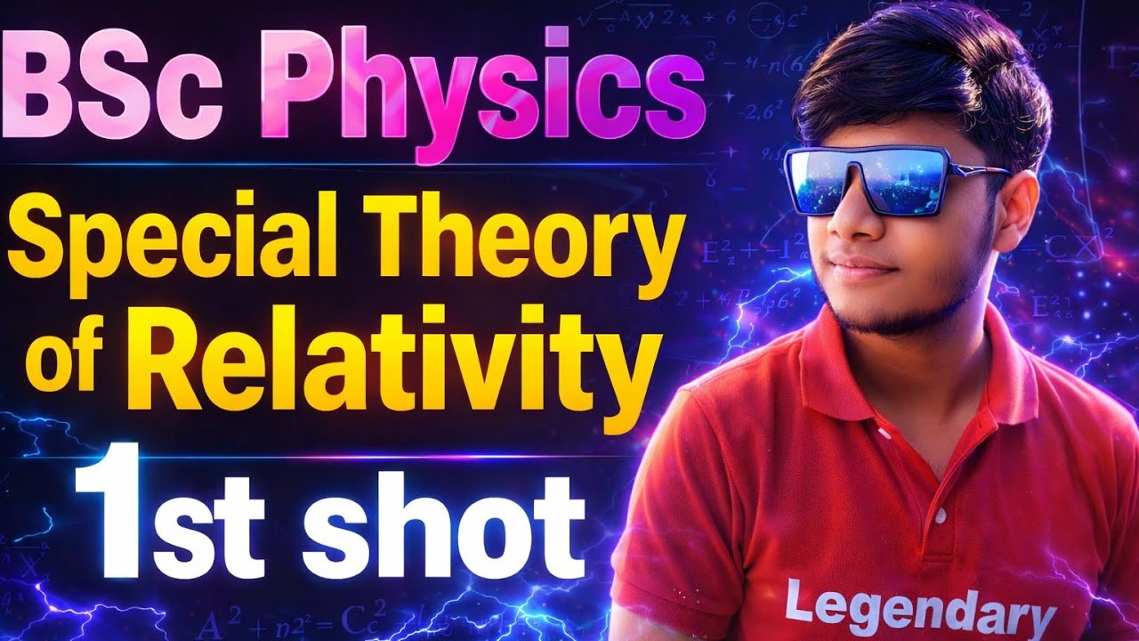 Special theory of Relativity /1st shot/ BSc Physics - YouTube