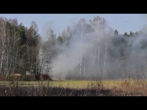Pożar domków w Wólce Biskiej