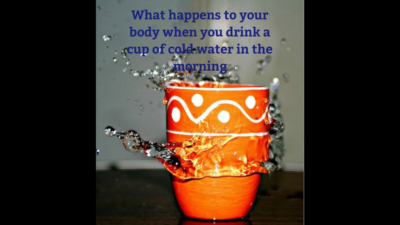 What happens to your body when you drink a cup of cold water in the ...