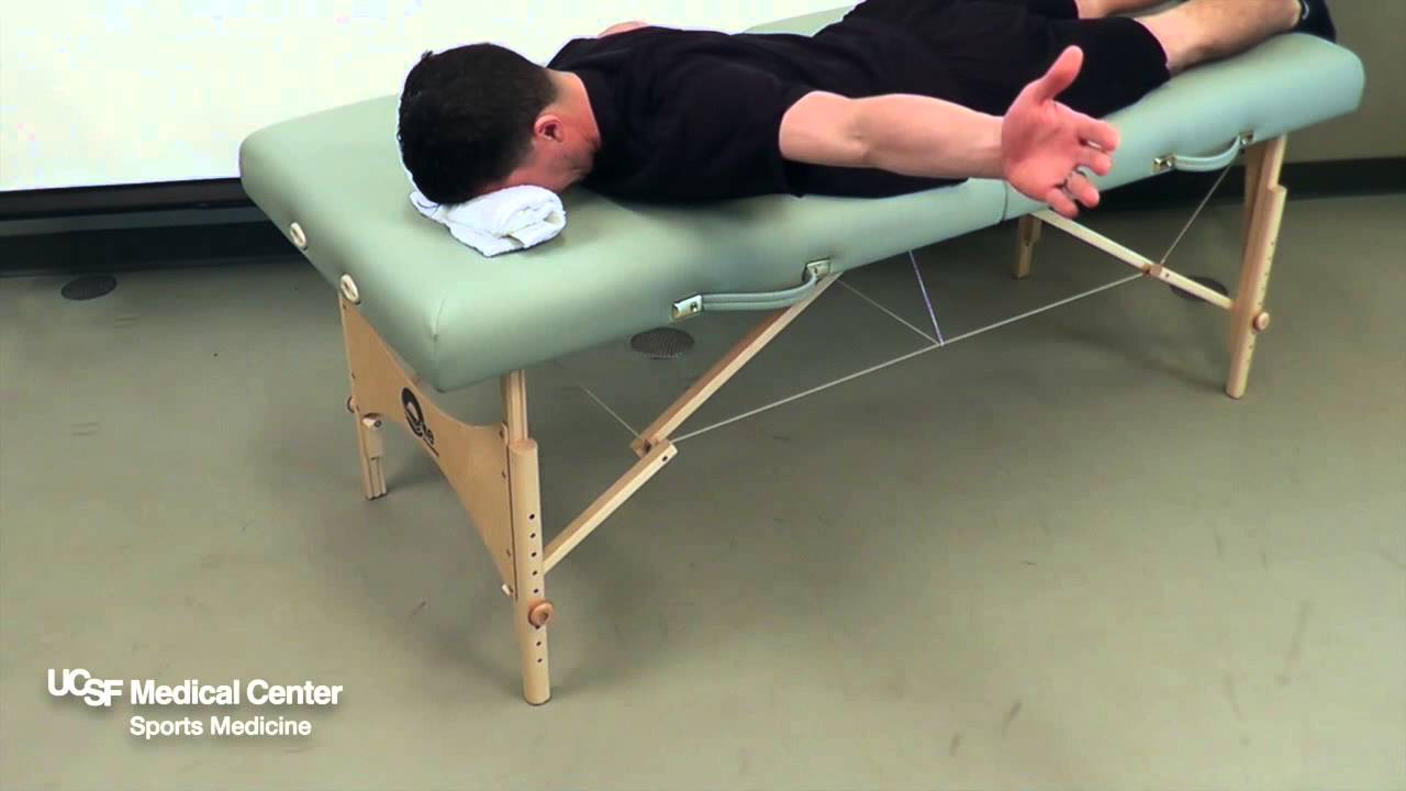 Prone Horizontal Abduction - YouTube