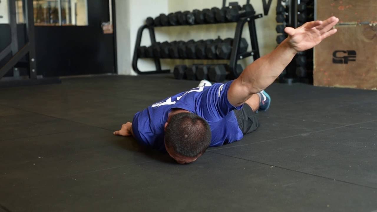 Shoulder Mobility - Front Lying Shoulder CARS - YouTube