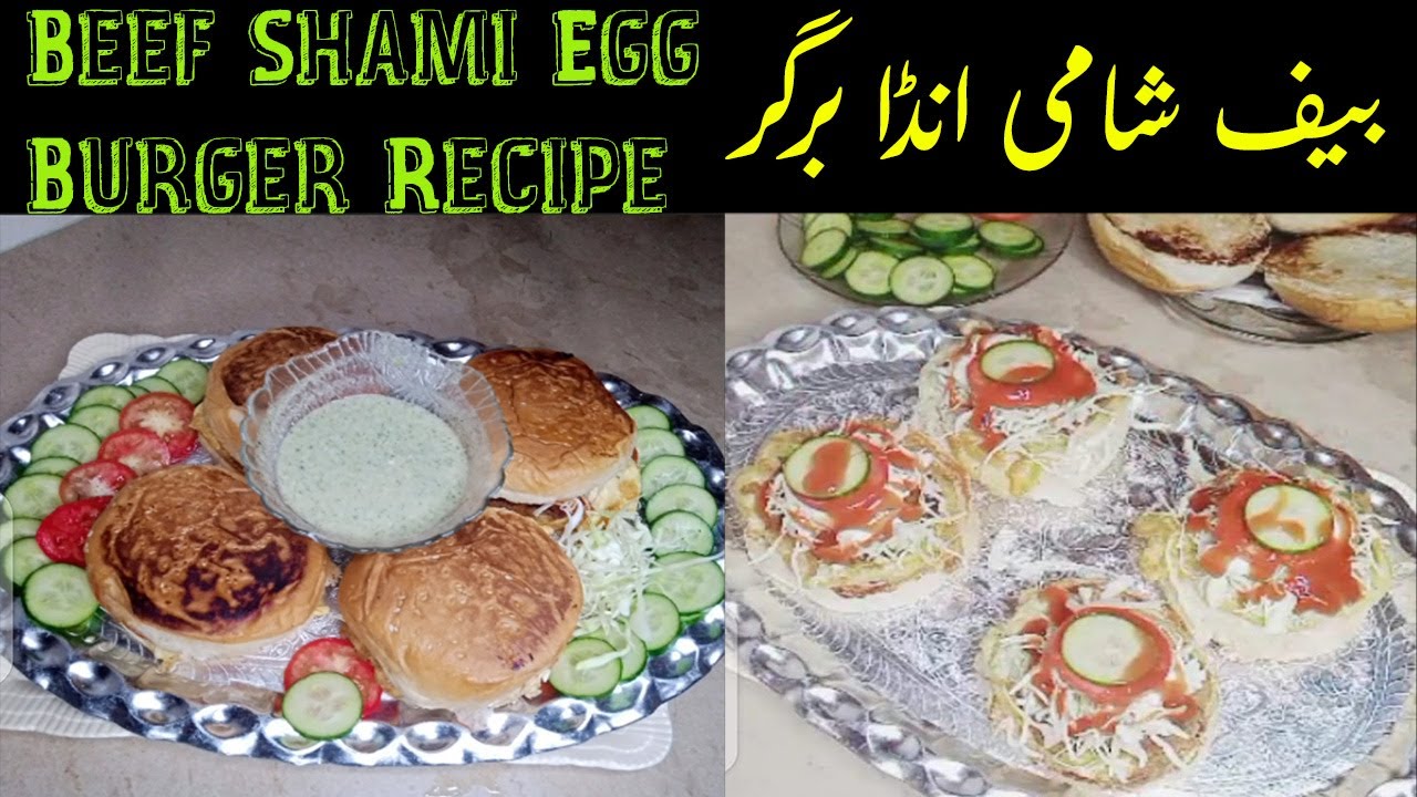 Homemade Beef Shami Anda Recipe | Egg Shami Burger Recipe 2023 New ...