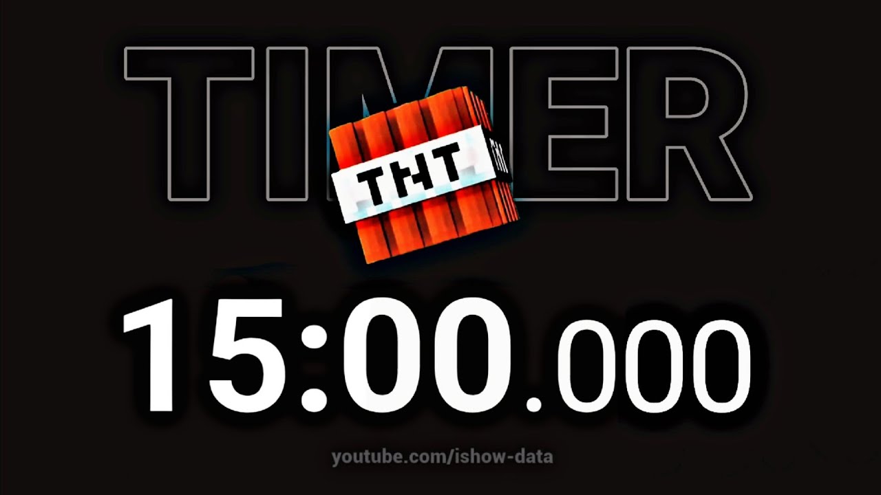 ⏱️ 15 Minutes TNT Bomb Timer with Realistic Explosion Sound 💣🔥 - YouTube