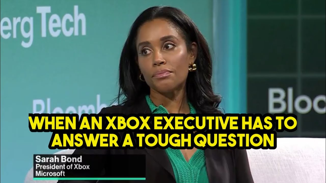 When an Xbox Executive has to Answer a Tough Question - YouTube