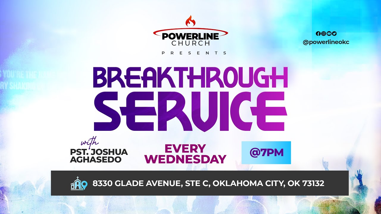 Wednesday Breakthrough Service | April 17th, 2024 | Powerline Church ...