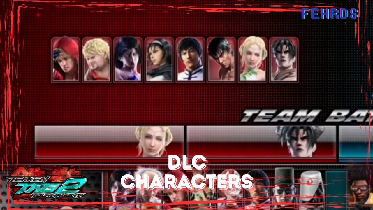 Tekken Tag Tournament 2- Team Battle:"DLC CHARACTERS" - YouTube