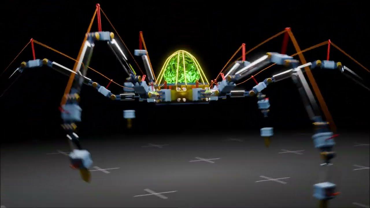 6 Leg Robot - Tutorial of Polyfjord - YouTube