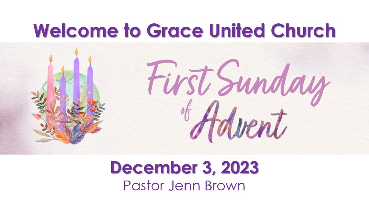 Grace United Church Hanover - December 3rd, 2023 - YouTube