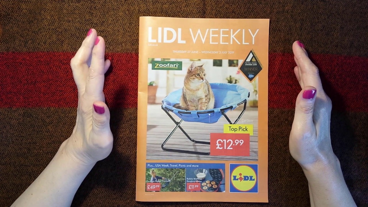 ASMR | Whisper & Gum Chewing Lidl Weekly Sales Circular Reading USA ...