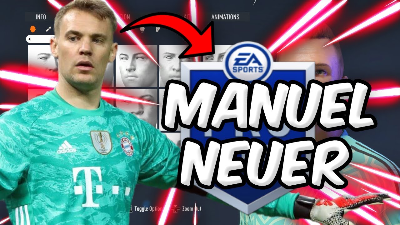 FIFA 23 | VIRTUAL PRO LOOKALIKE TUTORIAL - Manuel Neuer - YouTube