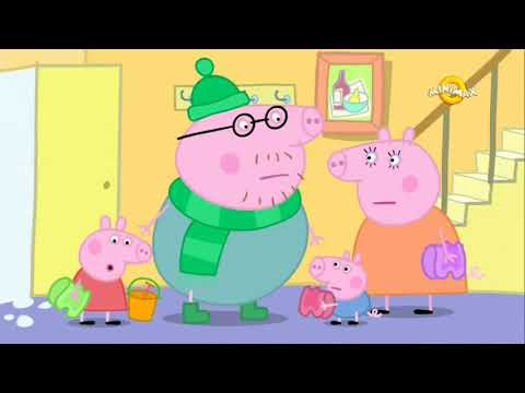 Purcelusa Peppa S3E30 in romana Cartoon KIDS Soare, mare si zapada ...