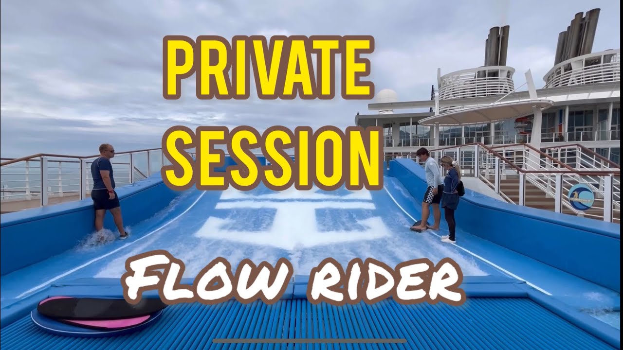 Feel the Excitement of a Private Cruise Ship Flow Rider Session - YouTube