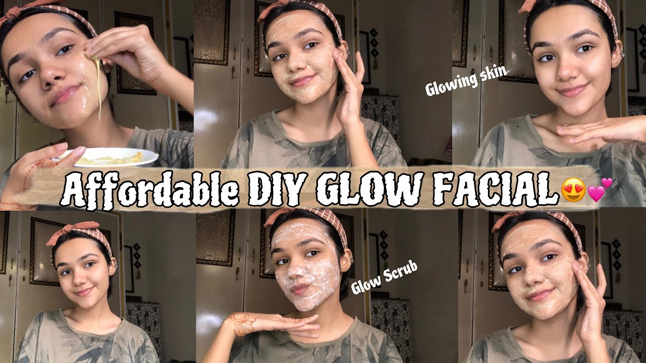 3 Steps DIY SUMMER GLOW FACIAL || Get Glowing & Fair Skin At Home 💕😍 ...