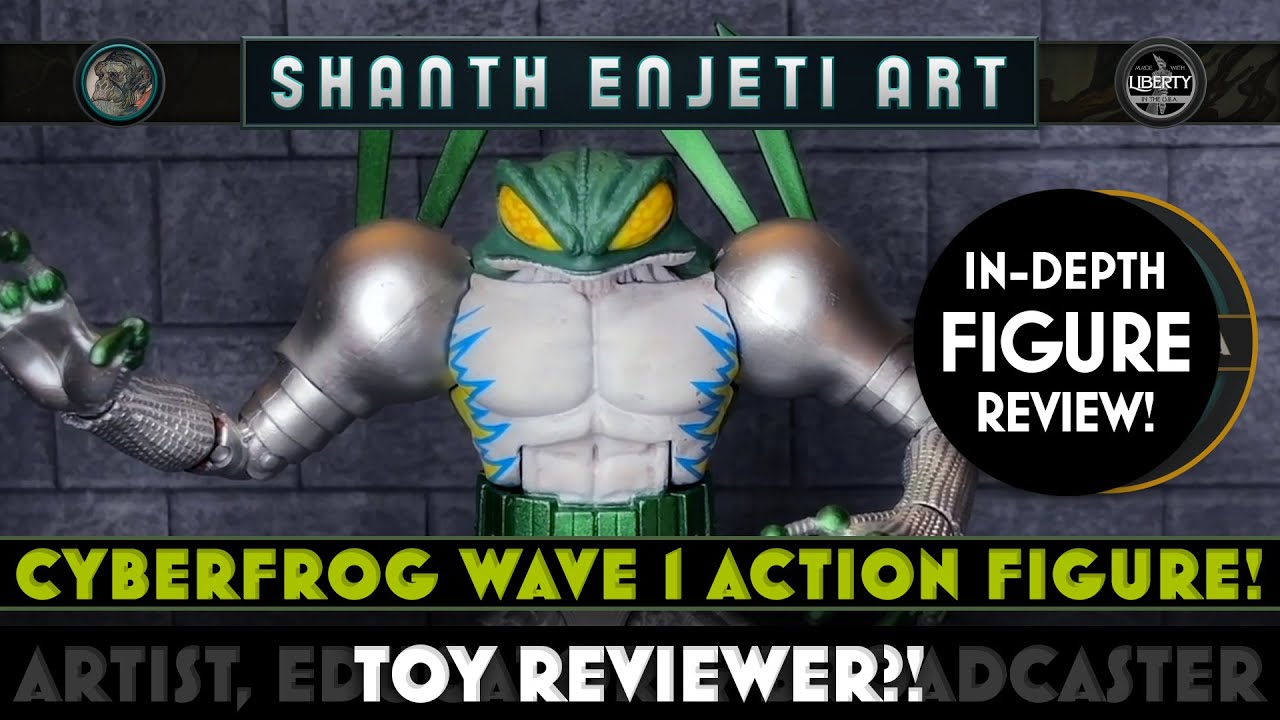 CYBERFROG WAVE 1 ACTION FIGURE | IN-DEPTH REVIEW | SHANTH ENJETI ART ...