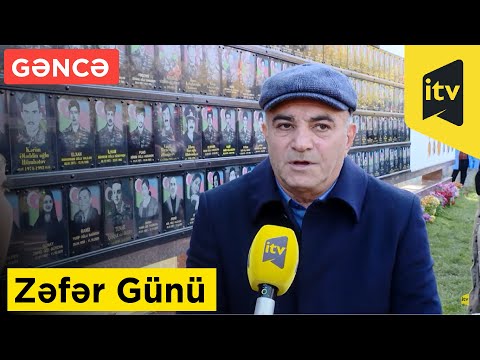 Zəfər Günü Gəncədə böyük təntənə ilə qeyd edilib