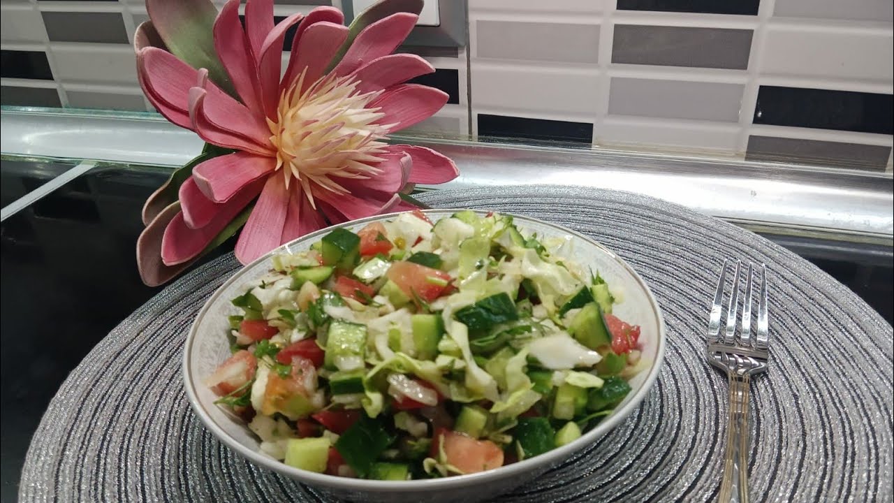 Terevezli salat#leziz #milli #yemekler #sirniyyat #metbex - YouTube