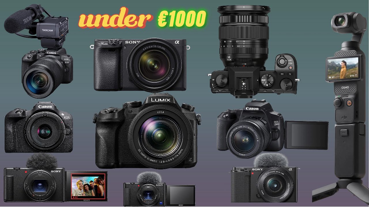 10 best camera for content creators under €1000 - YouTube