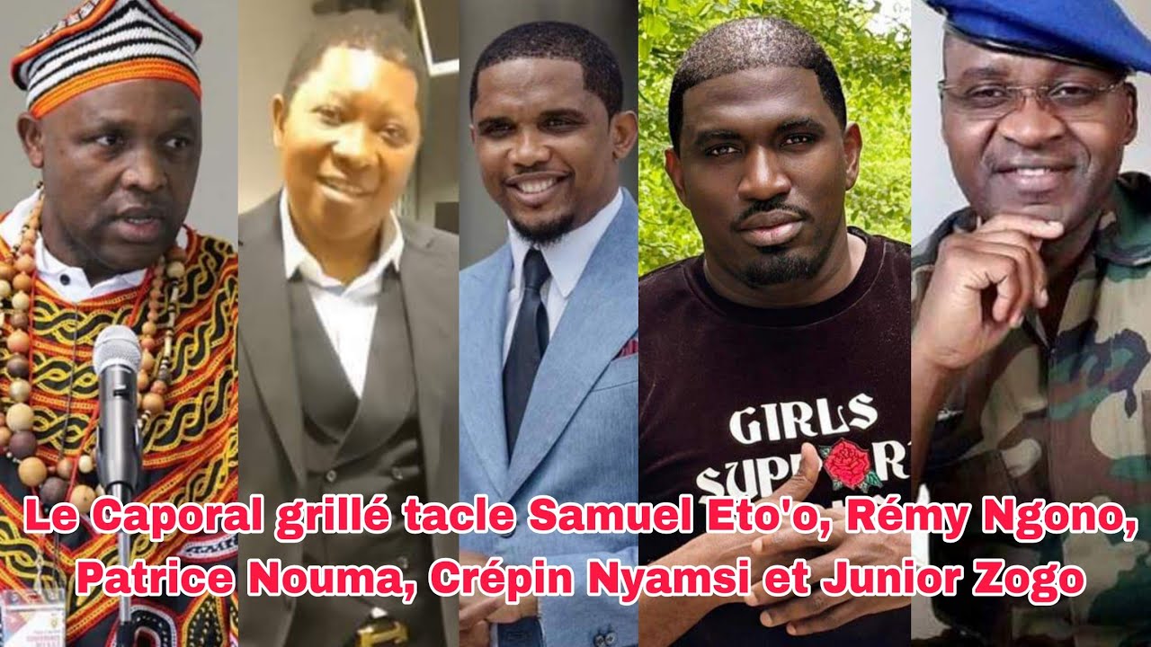 General Kemta recadre, Samuel Eto'o, Crépin Nyamsi, Rémy Ngono,Patrice ...