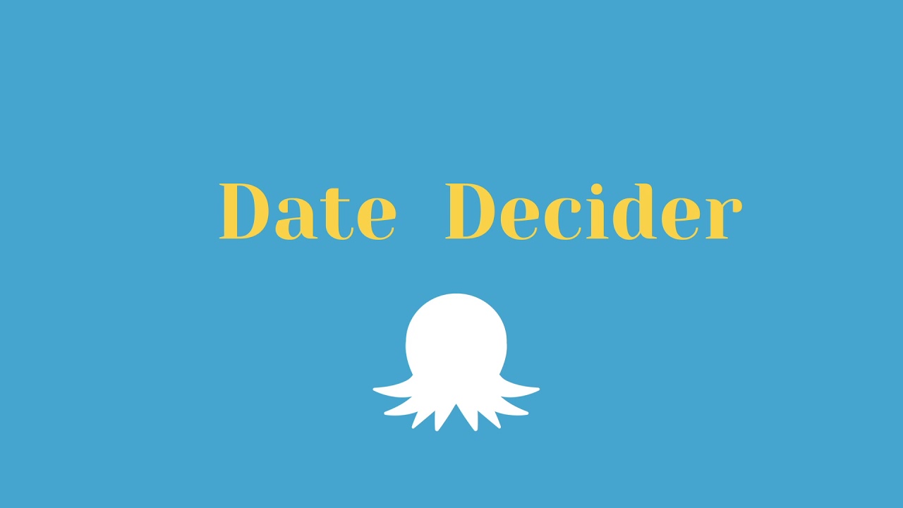 Date Decider Logo - YouTube