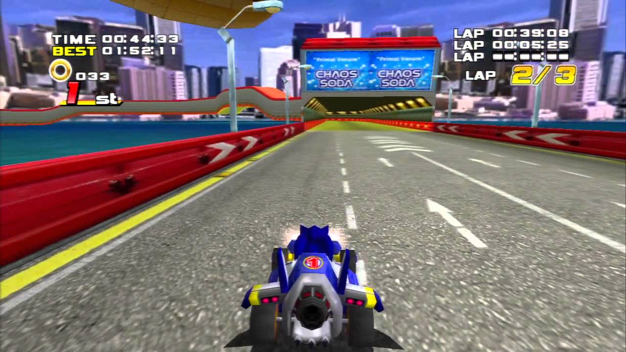 Sonic Adventure 2 (PS3) Kart Race Beginner - YouTube
