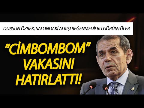 😅😅😅 Dursun Özbek, salondaki alkışı beğenmedi! Bu görüntüler ”CİMBOMBOM” vakasını hatırlattı!