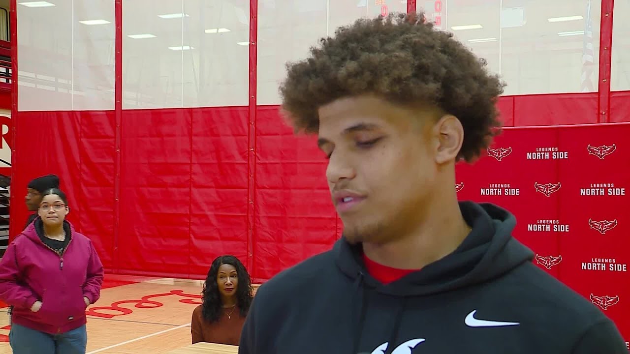 North Side defensive lineman James Early Jr. signing day interview with ...