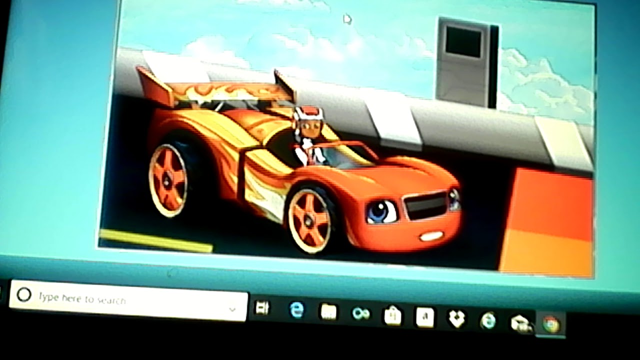 Blaze and the Monster Machines Race the Skytrack - YouTube