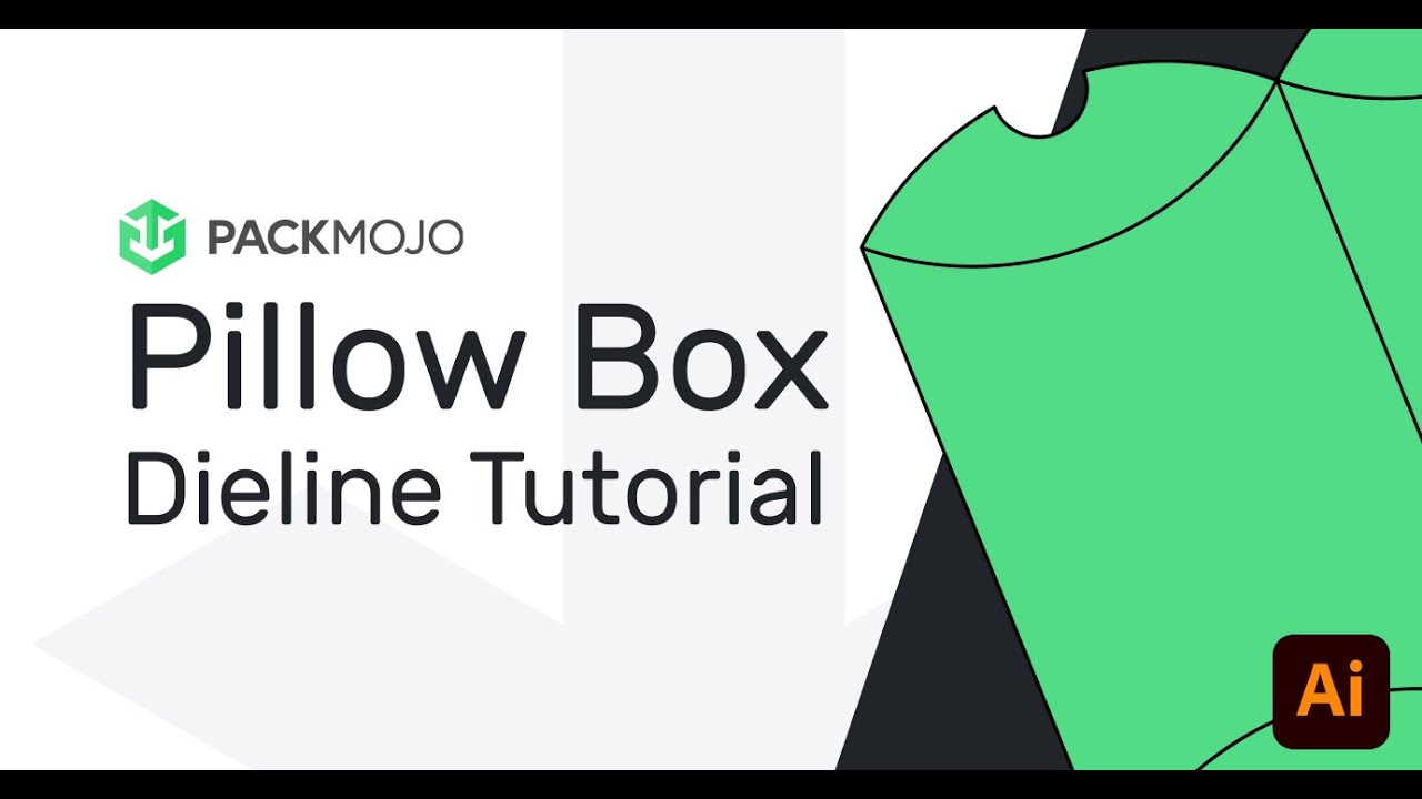 How to Design on a Pillow Box Dieline | Packaging Design 101 - YouTube