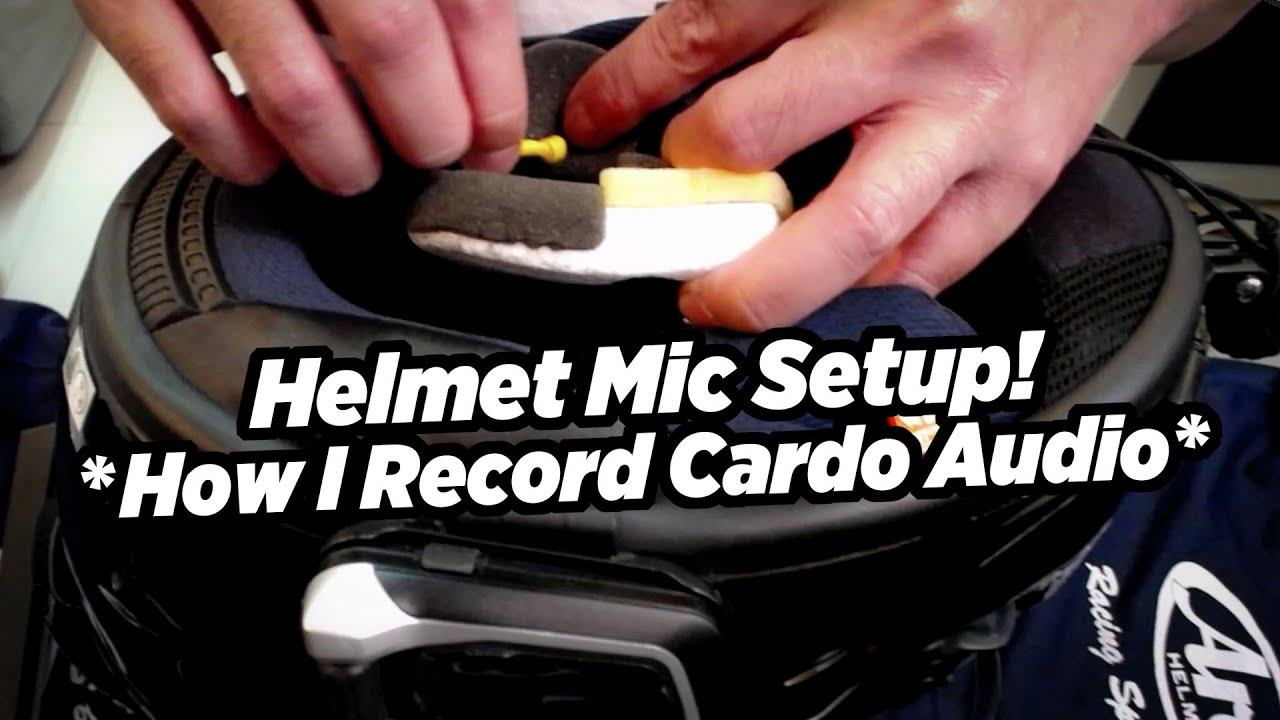How I Record Cardo Audio + Lazada Mic Setup - YouTube
