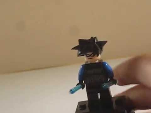 Custom lego pre-52 nightwing, new 52 nightwing and, darkseid - YouTube