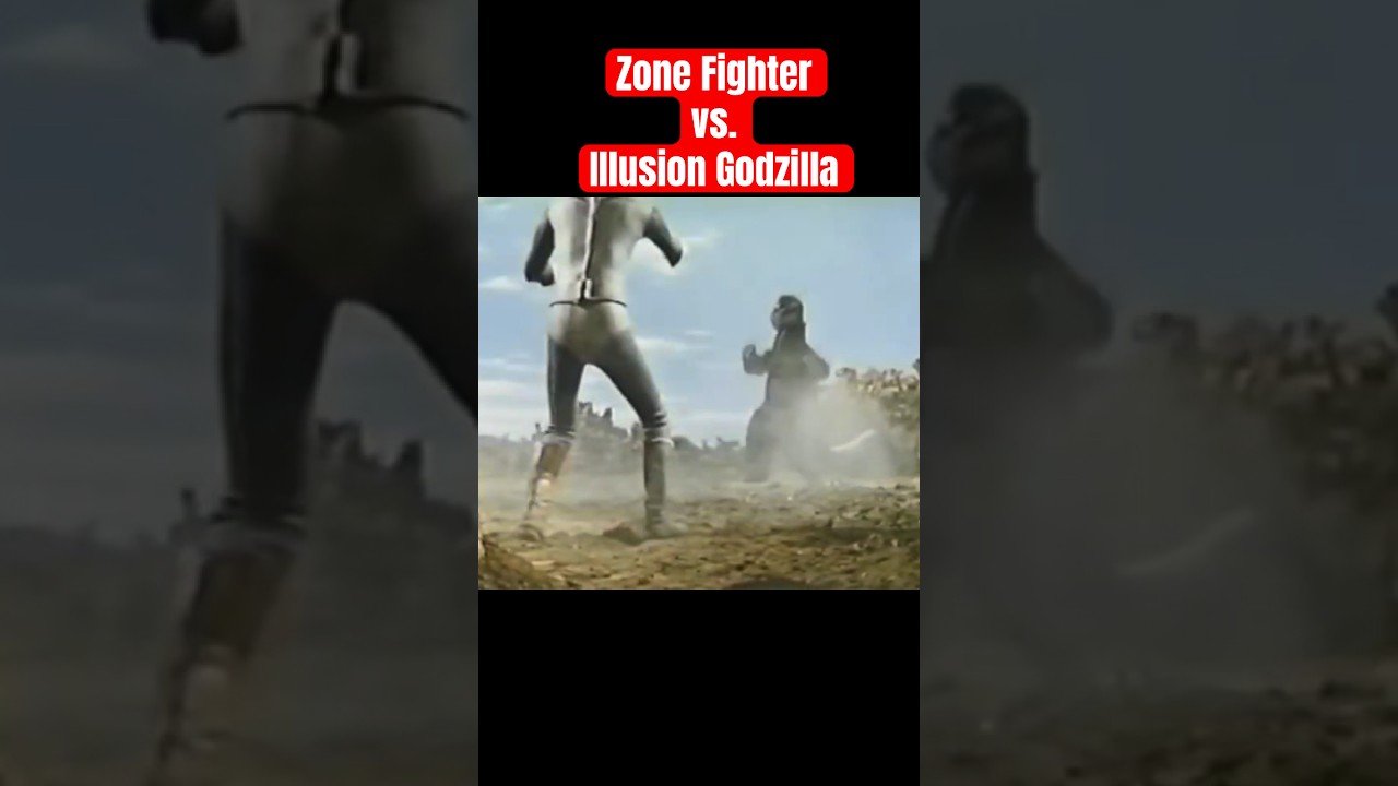 Zone Fighter vs. Illusion Godzilla — #zonefighter #godzilla - YouTube