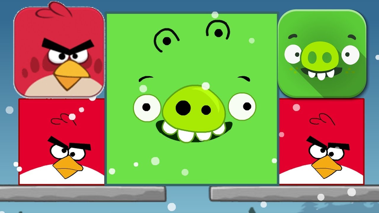 Angry Birds - KICK OUT GREEN PIGS! BIGGEST BIRDS SMALLEST PIGGIES - YouTube