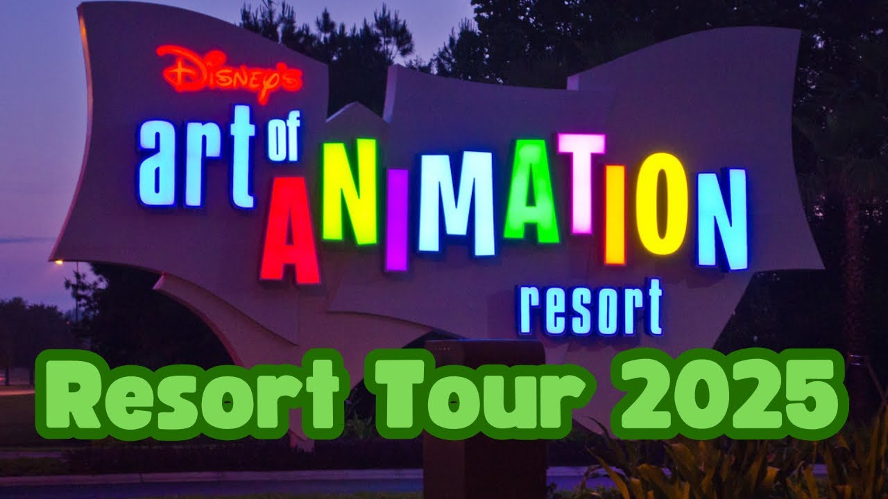 Disney’s Art of Animation Nighttime Walkthrough and Resort Tour in 4K ...