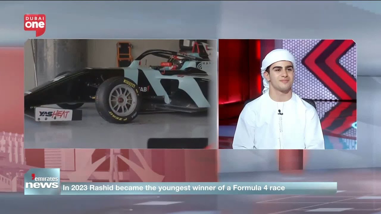 In 2023 Rashid became the youngest winner of a Formula 4 race - YouTube