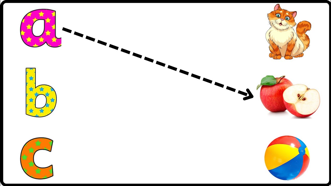 ABCD matching | lkg class english worksheet abc matching | match the ...