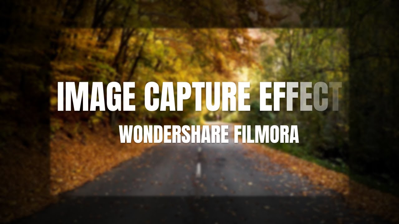 Make Photo Capture Effect on Wondershare Filmora 2022 | Video Editing ...