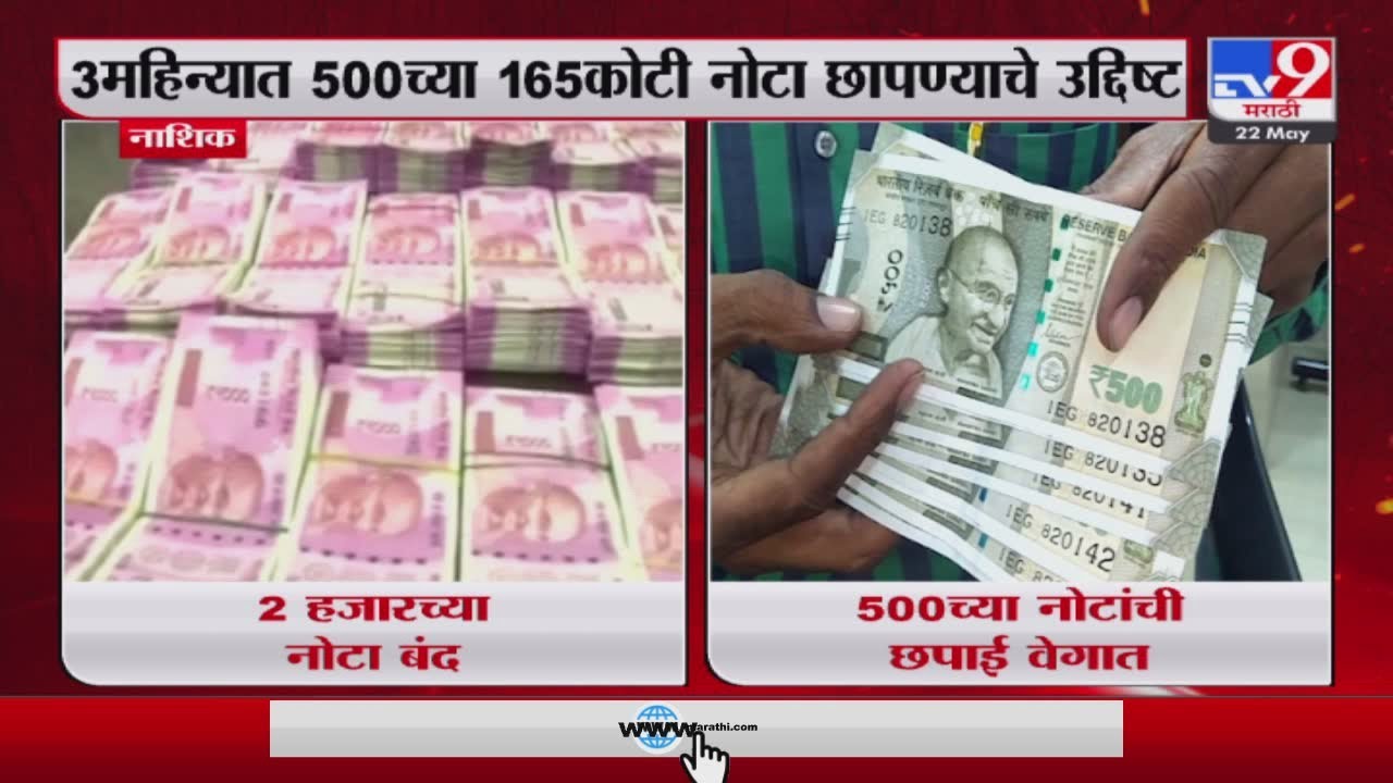 Currency Note Press of Nashik | नाशिकच्या करन्सी नोटप्रेसला छपाईचा वेग ...