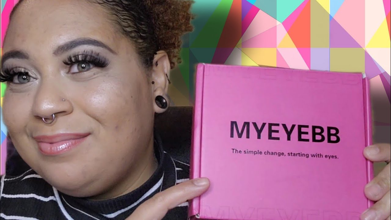 MYEYEBB Colored Contact Lenses Try On + Review - YouTube