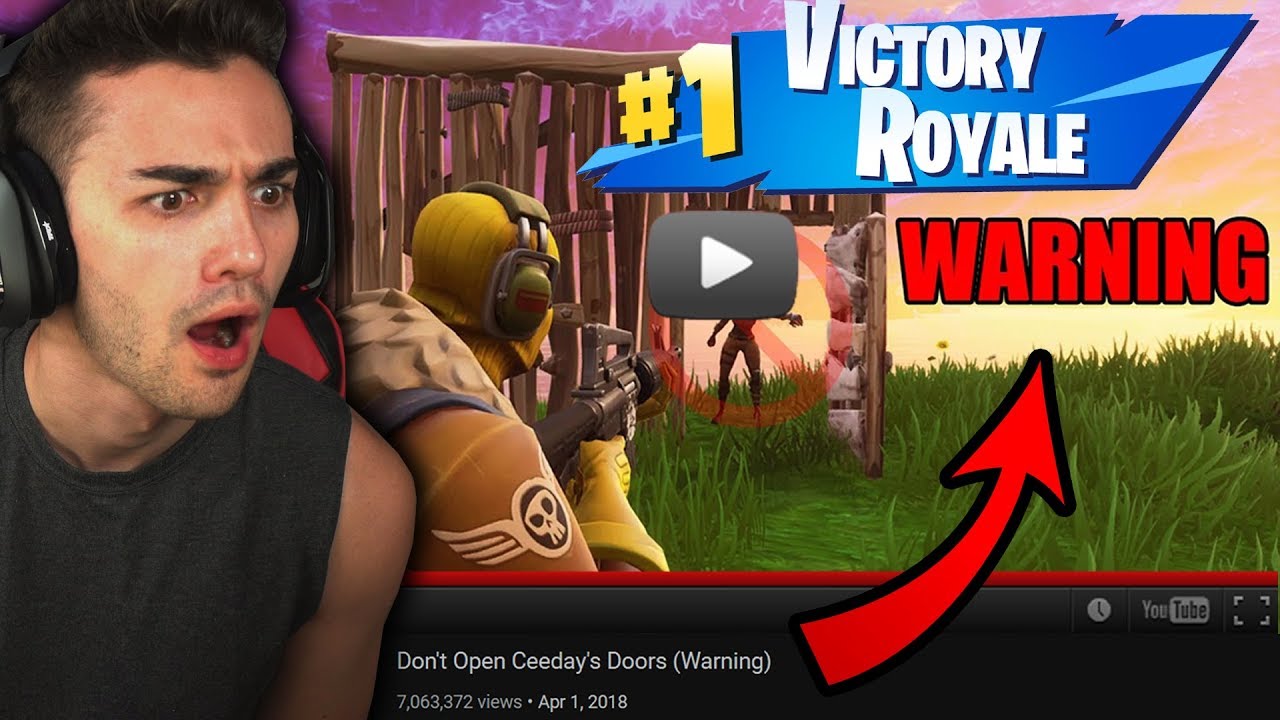 I won a game of Fortnite trying Ceeday's HARDEST Challenge from Season ...