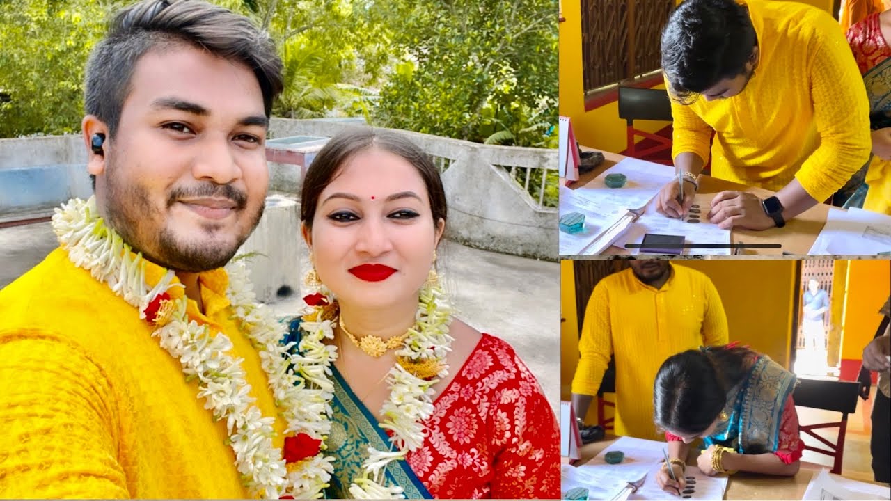 Finally আমাদের বিয়েটা হল 🥰 আমাদের প্রথম Vlog | @RituRajVlogs - YouTube